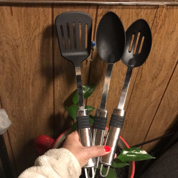 Oneida | Kitchen | Oneidas Stainless Kitchen Utensils Set Of 3 | Poshmark